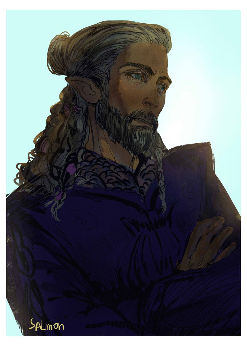 SALMON on Twitter: "Cirdan the Shipwright #silmarillion #Tolkien #Cirdan…
