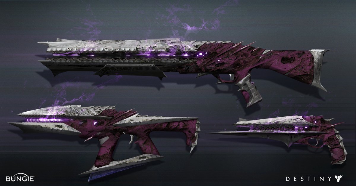 Destiny Concept Art Weapons