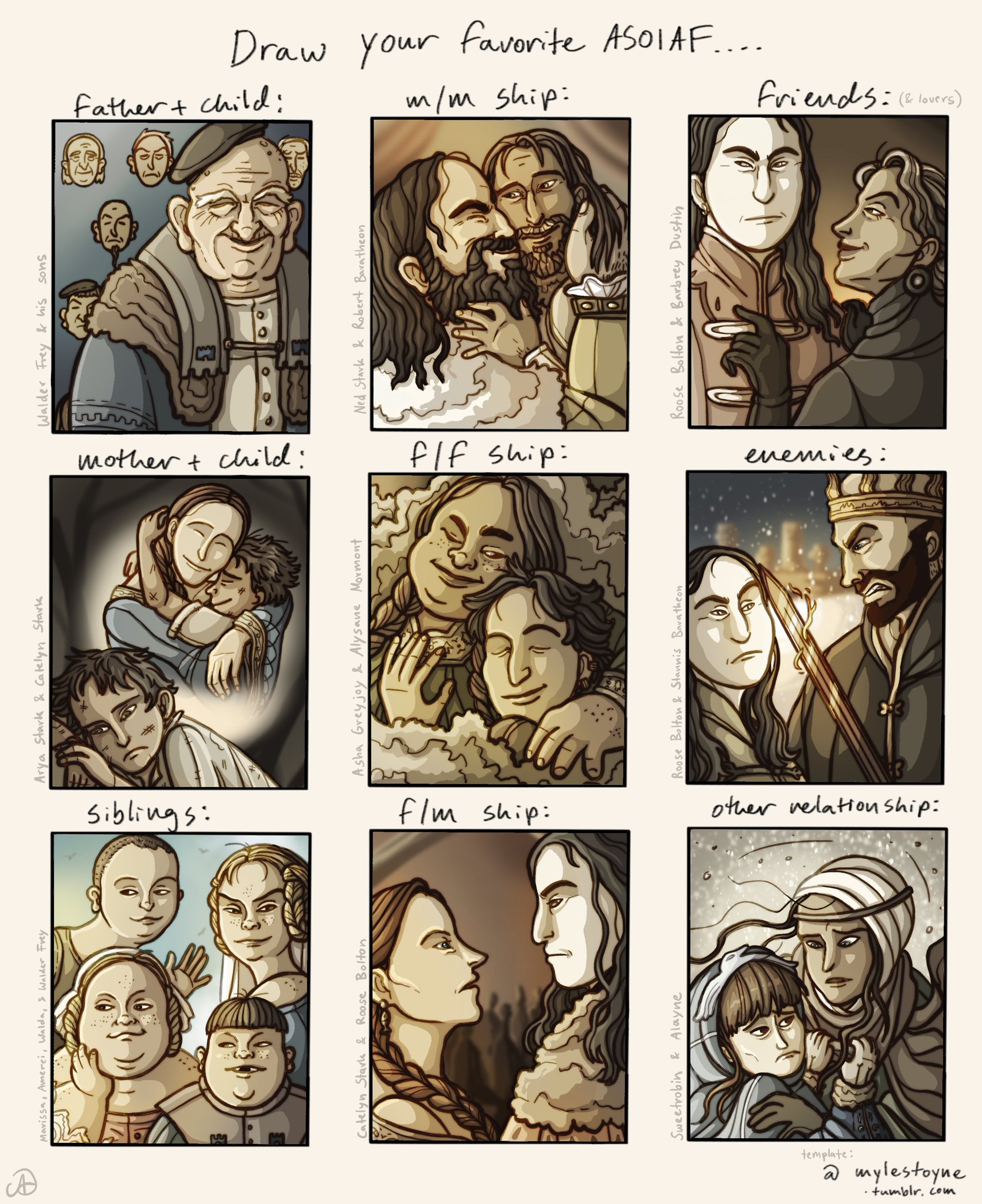 Older Arya Stark Fan Art