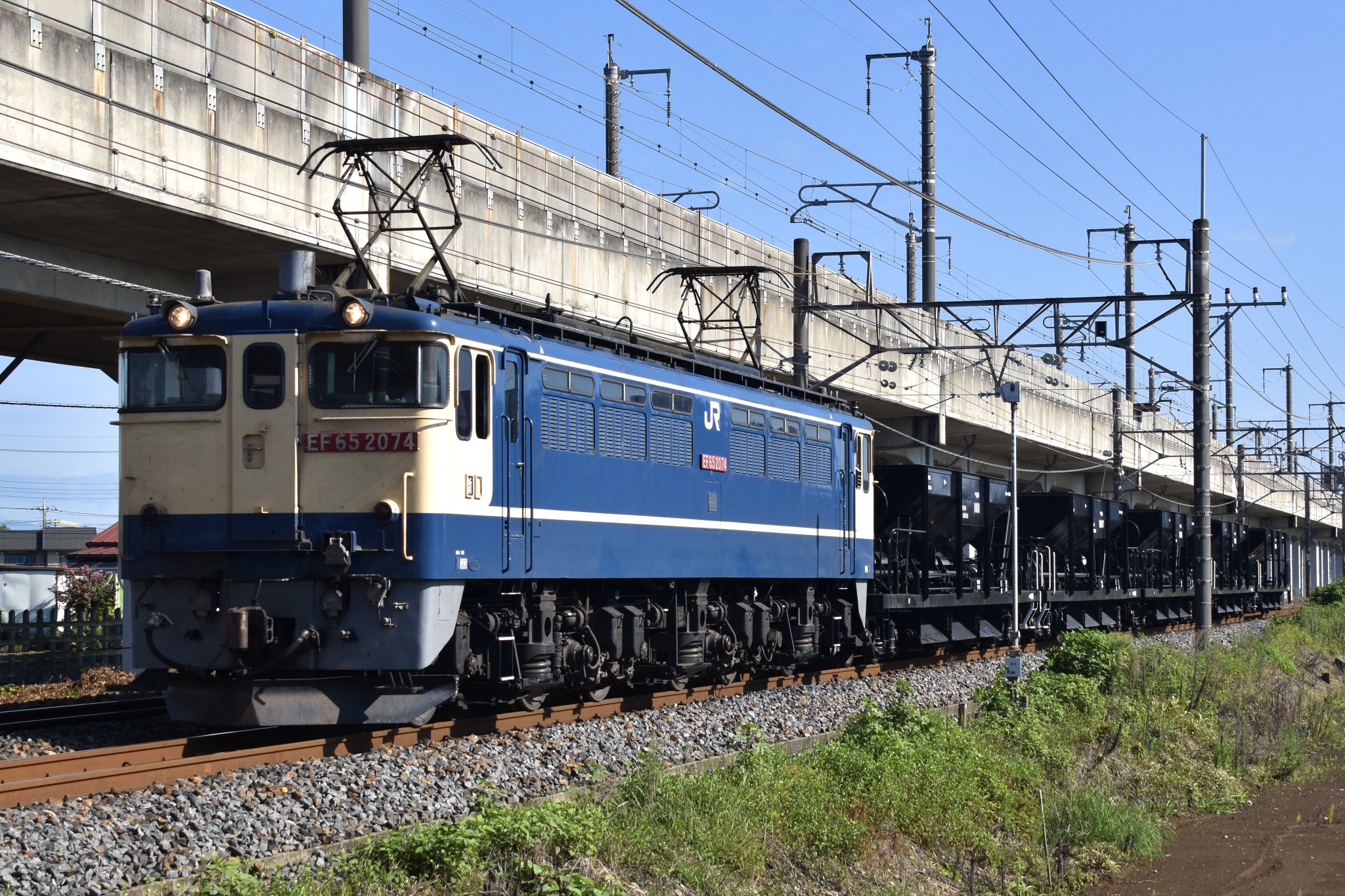 y on Twitter: "2021.9/10 8574レ 砕石臨貨 EF65 2074①＋ホキ5B https://t.co/XITkNAfSFT" / Twitter