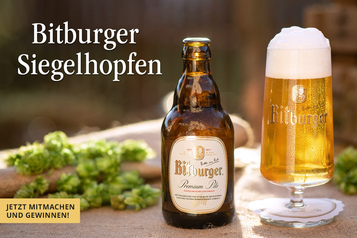 Bitburger on Twitter: "Bitte ein Bit! 💚🍻 Die Ernte unseres Bitburger Siegelhopfens beginnt und ...