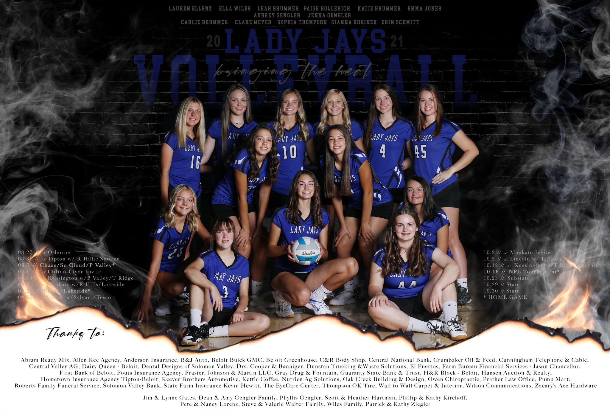 Volleyball Team Posters
