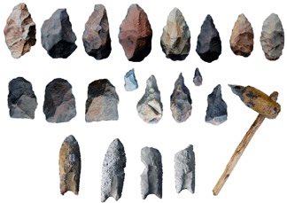 Mesolithic Age Stone Tools