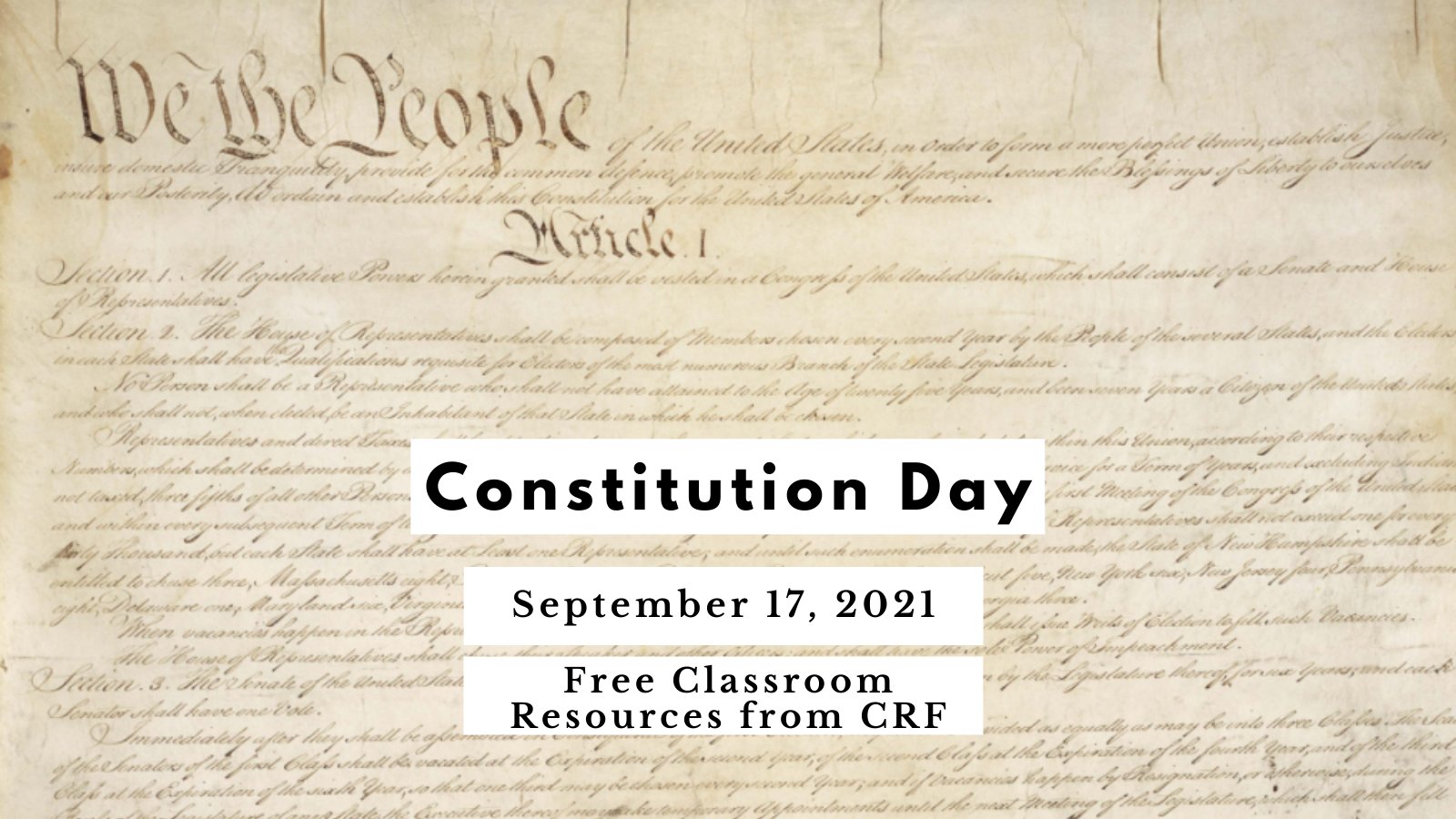 Constitution Day Lessons
