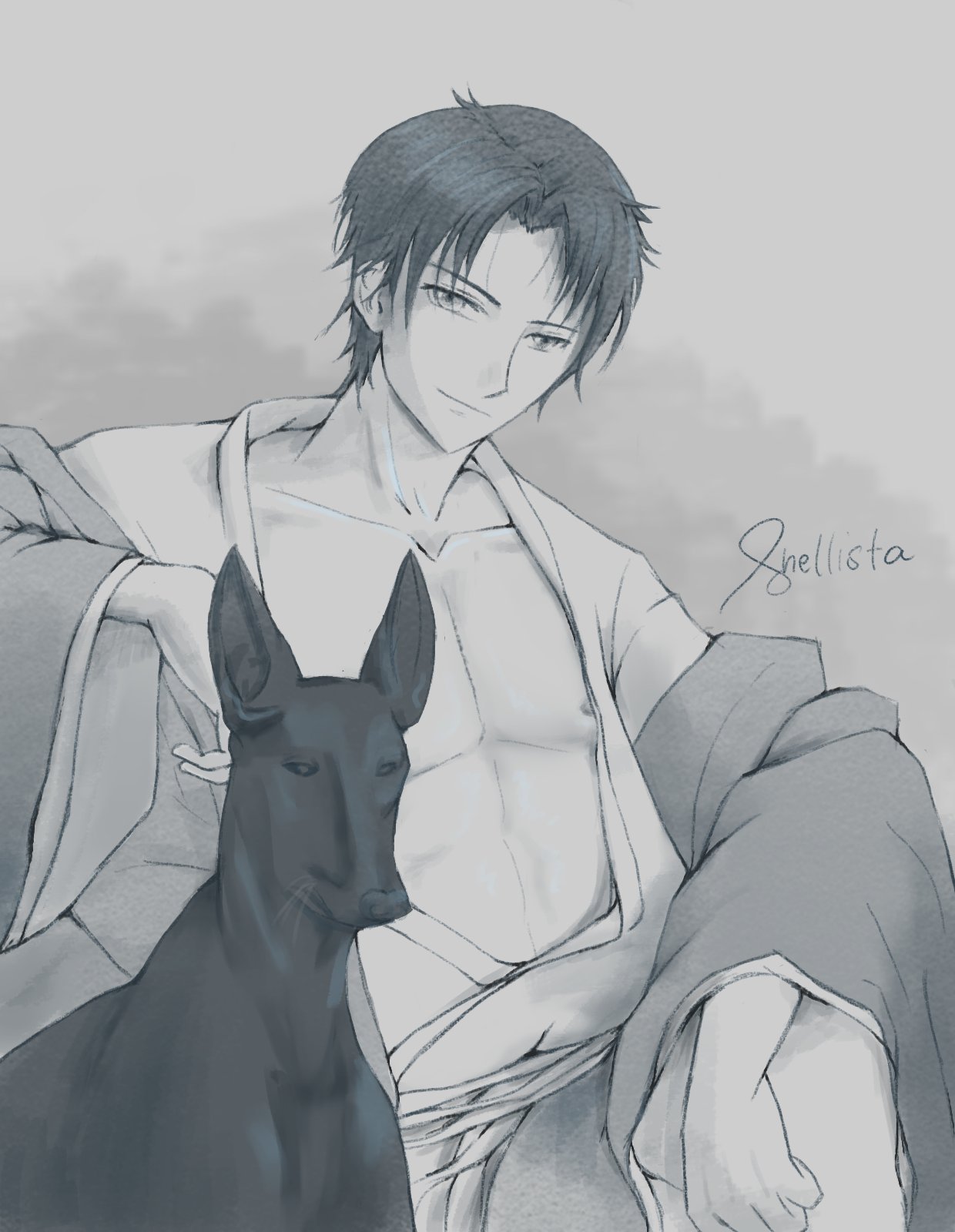 Shigure Sohma Dog 𝗧𝗼𝗵𝗿𝘂 𝘄𝗶𝘁𝗵