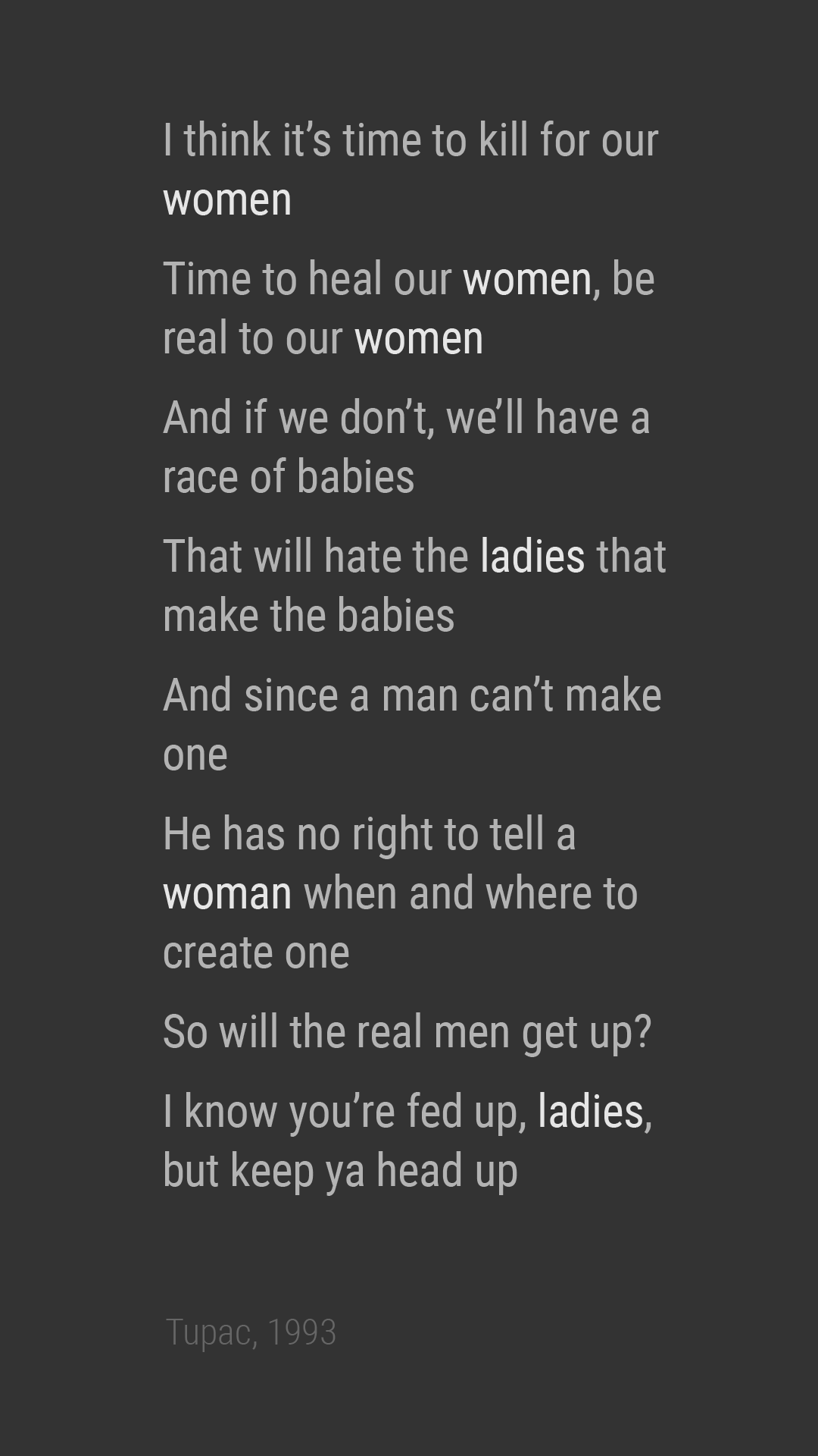 Keep Your Head Up Tupac Lyrics