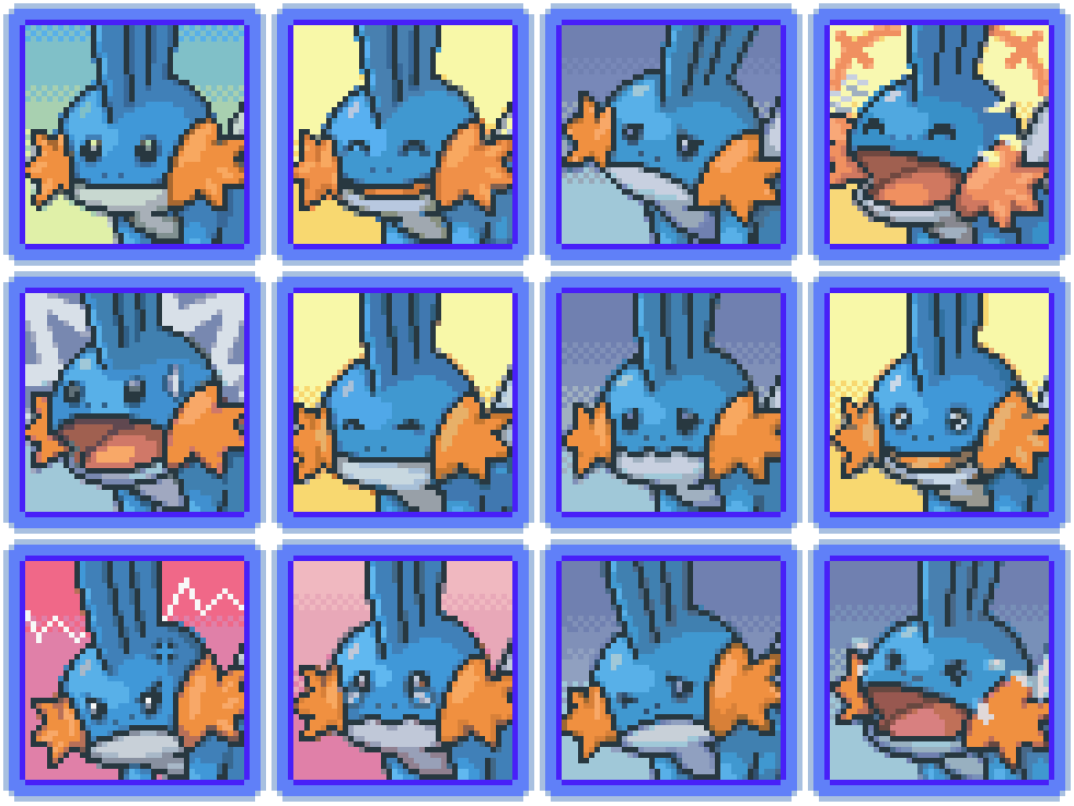 Mudkip Sprite Sheet