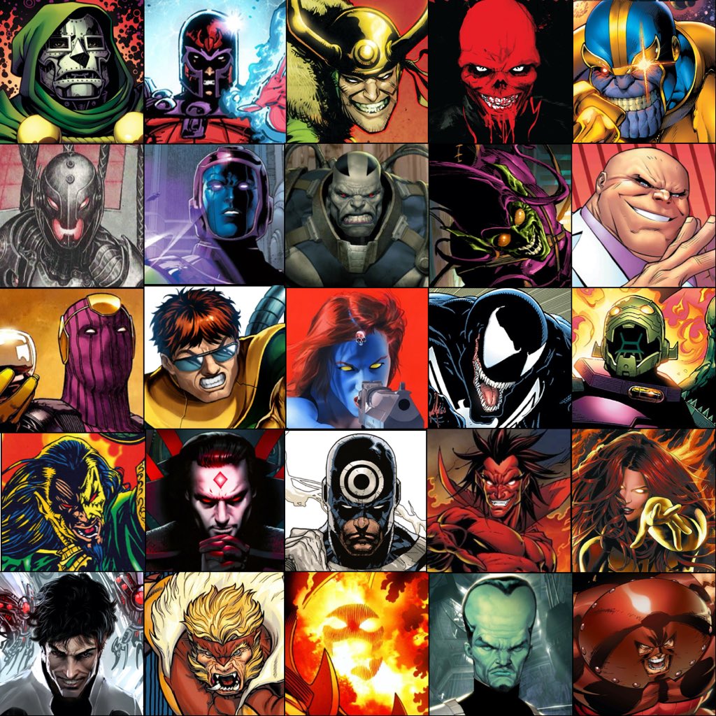 Comic Book Villains Top