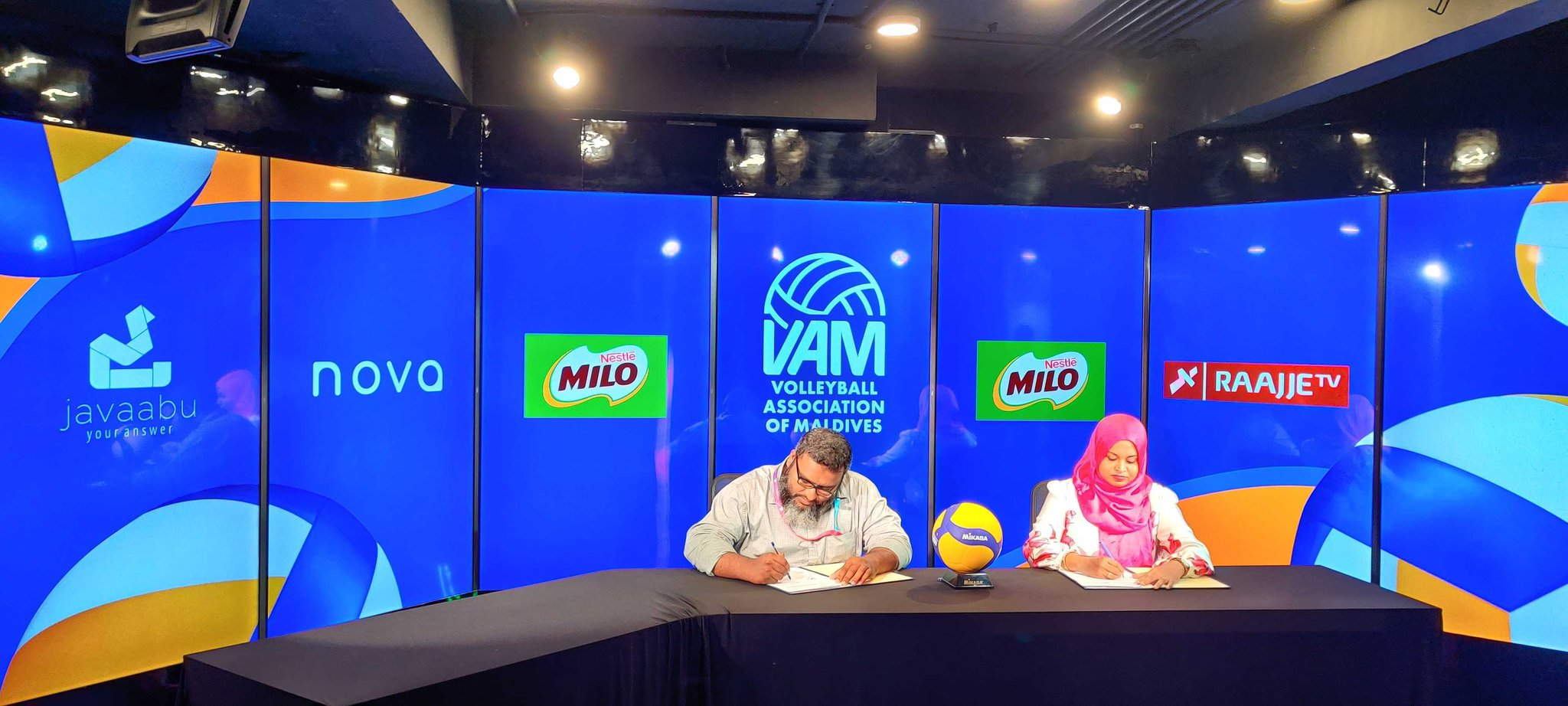 Javaabu on Twitter: "We have signed an MoU with #Volleyball Association of Maldives to develop a ...
