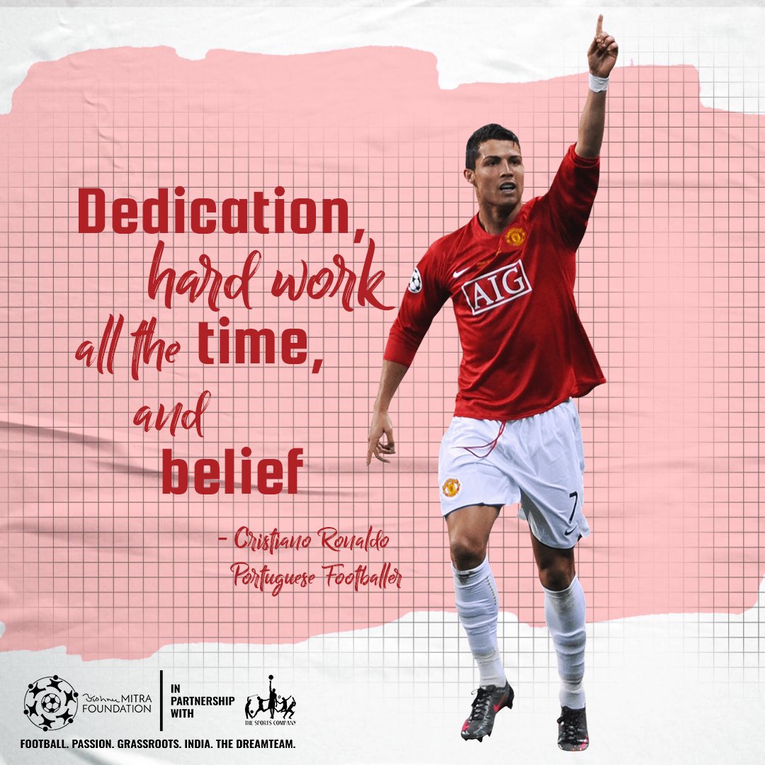 Hard Work Dedication Football