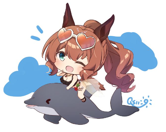 ウマ娘「🙏ありがとうマルゼンスキー🐬😚💓🙏 #ウマ娘 」|Qs11_C100新刊メロン通販中(＊´v`＊)ノ ＜ *ﾟのイラスト