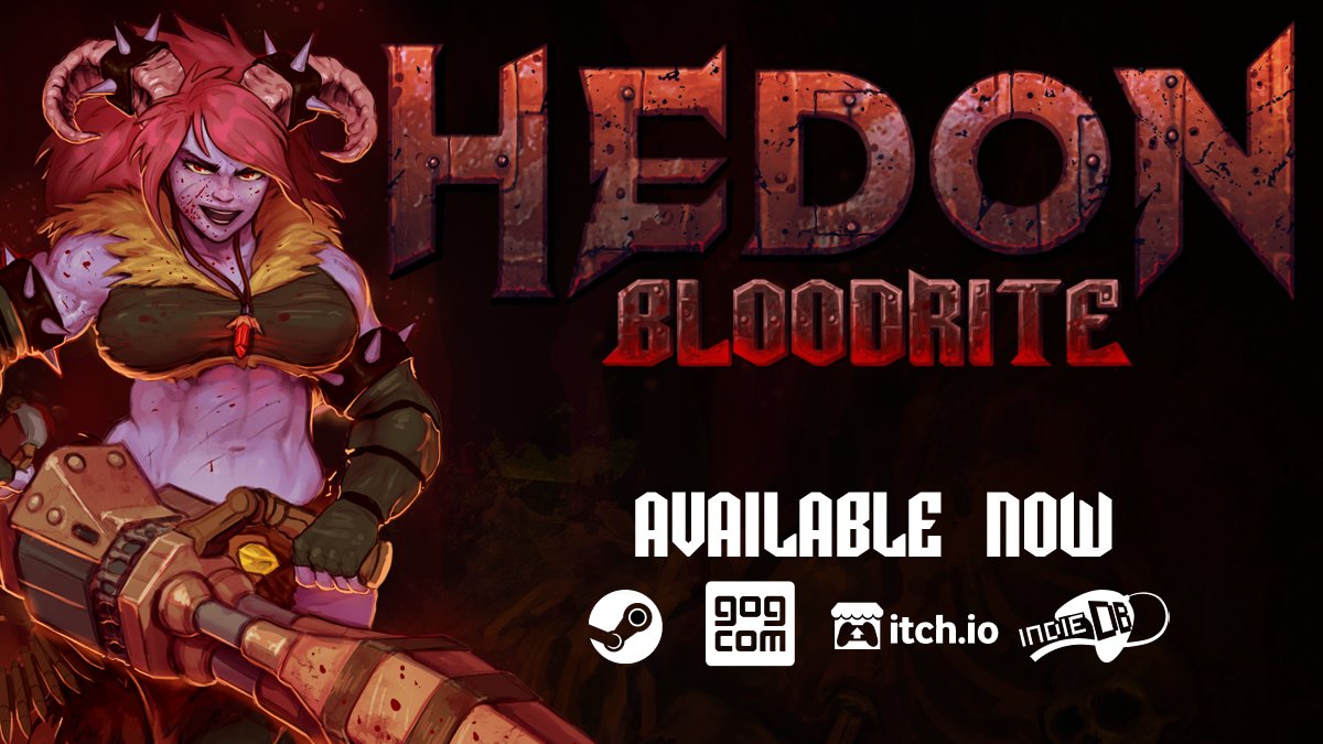 Zan_HedonDev on Twitter: "Hedon Bloodrite is AVAILABLE NOW! AND IT'S A FREE UPDATE FOR HEDON ...