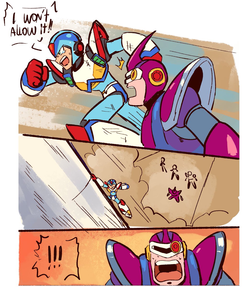 「A little comic of Megaman X4! both Zero and X's stories are 」Pamela ...