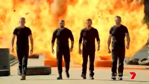 Guy Walking Away From Explosion