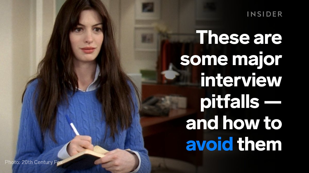 Here's how you can avoid some major interview pitfalls / Twitter