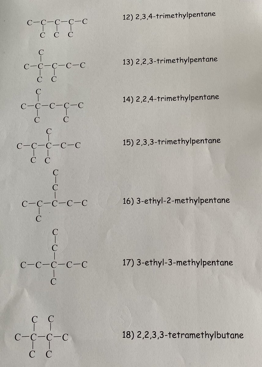 C8h18 Isomers