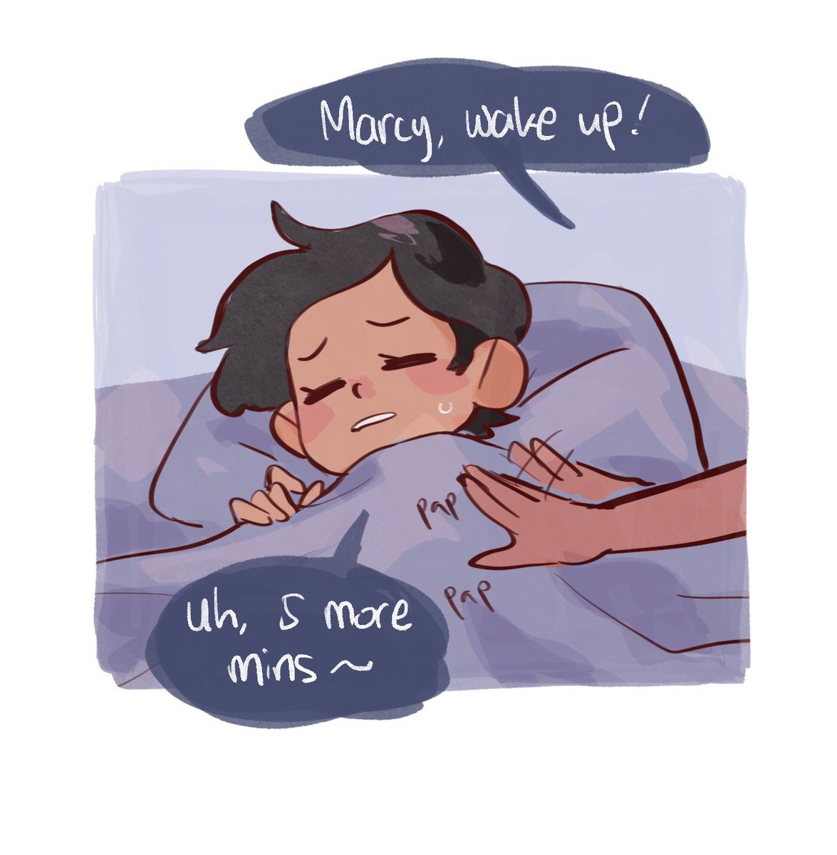 「A quick Marcanne comic inspired by notev」|skyblob • comms openのイラスト