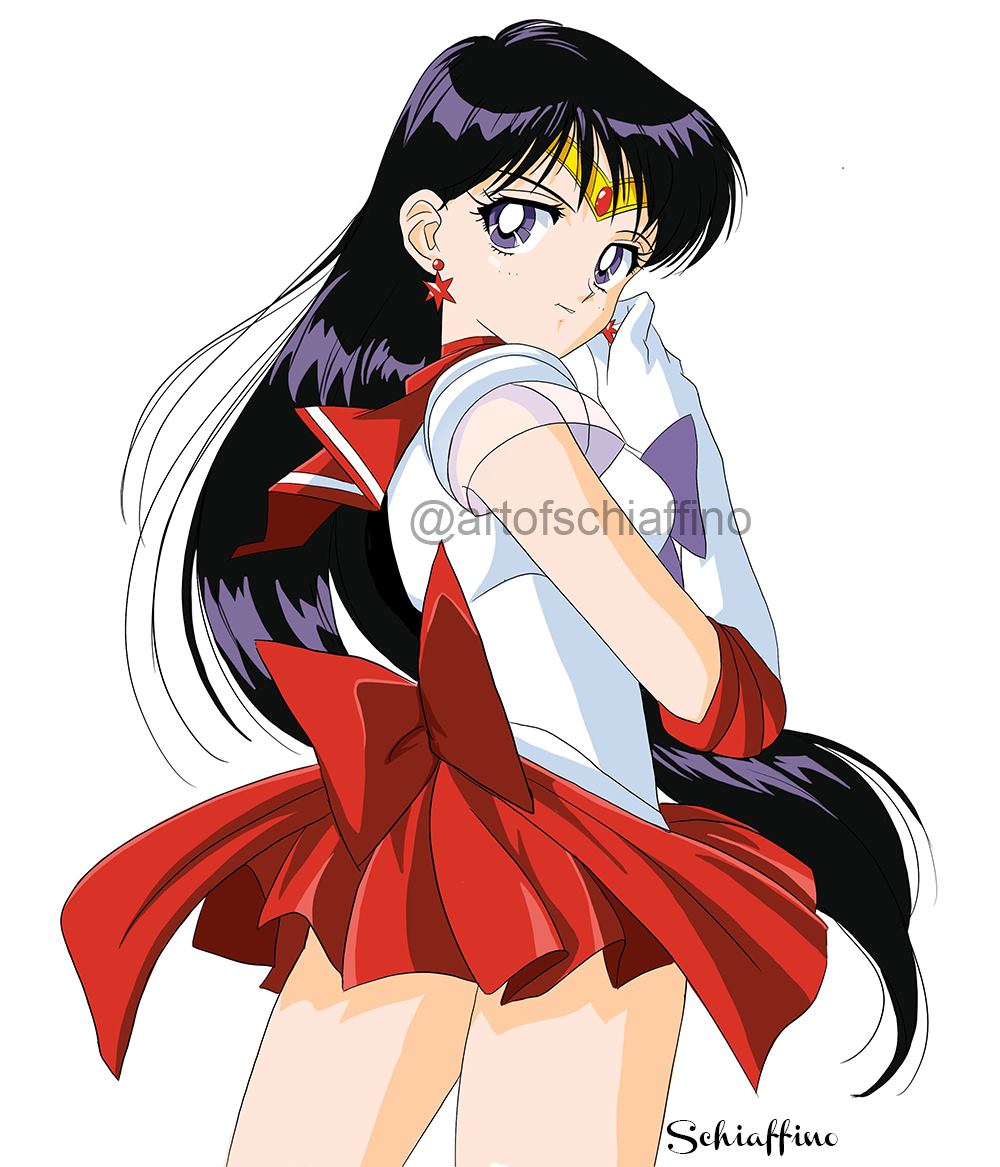 Sailor Mars Drawings