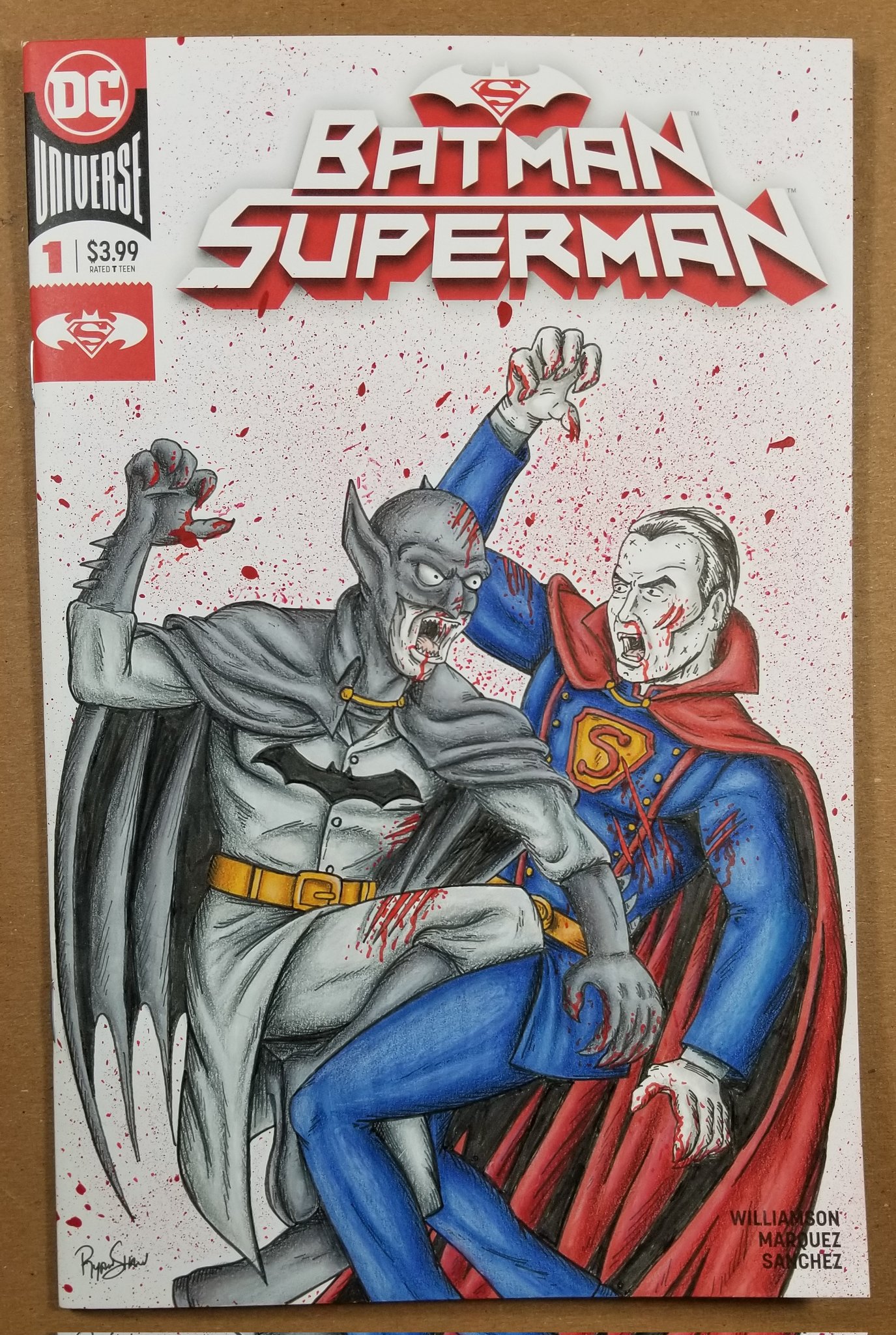 Superman Vs Dracula Comic