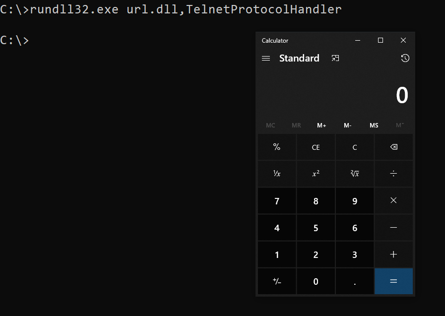 By creating the key "telnet.exe" in the "HKLM\SOFTWARE\Microsoft ...