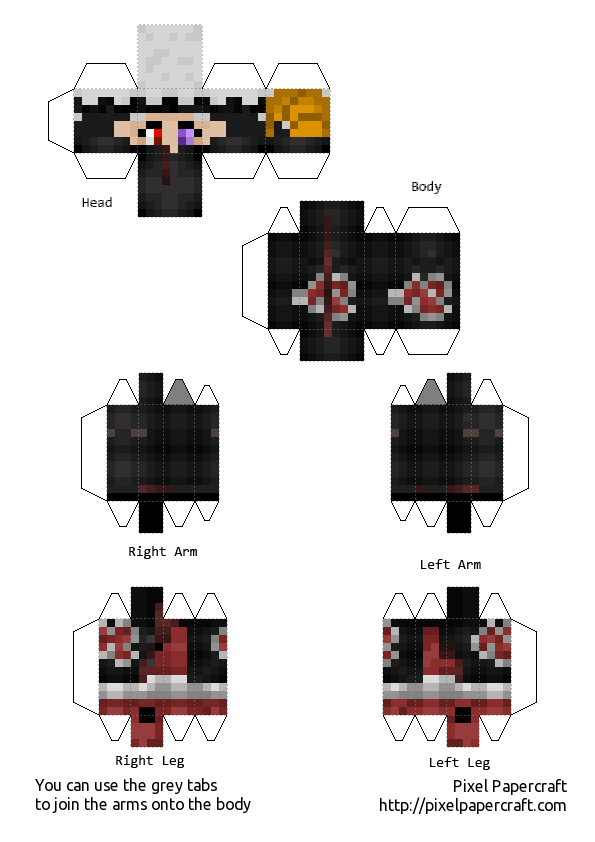 Minecraft Papercraft Skins Mini