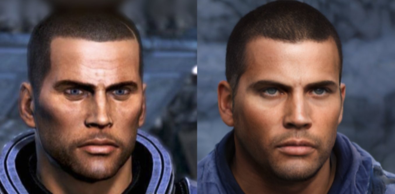 Mass Effect Face Models