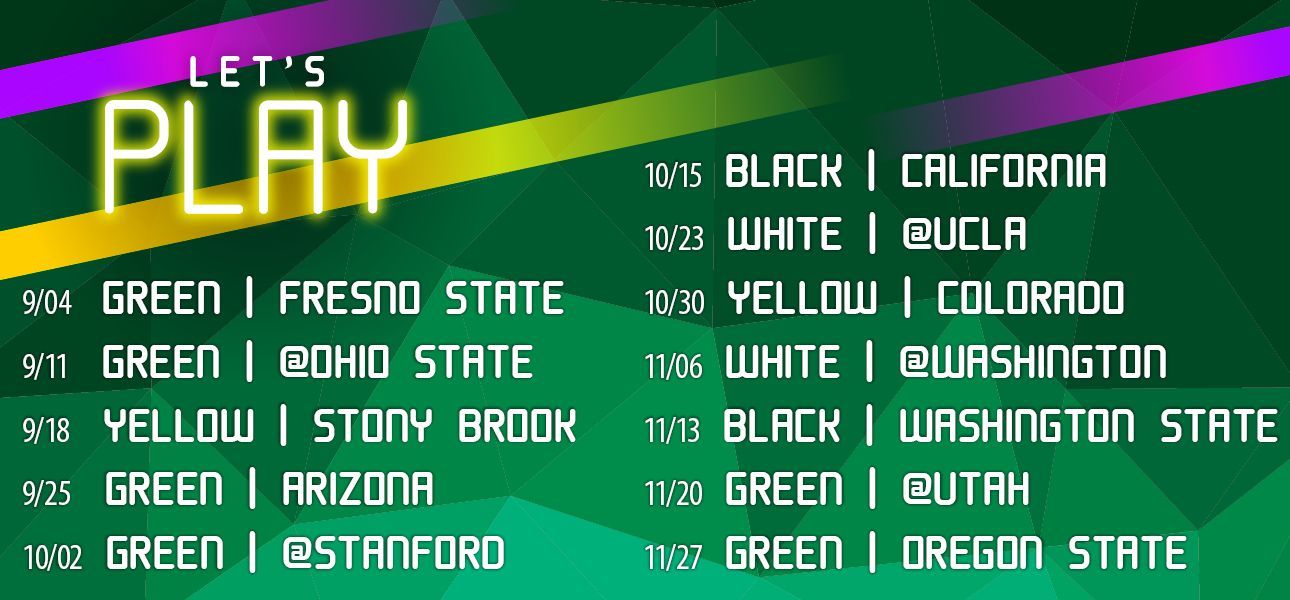 Oregon Ducks Colors