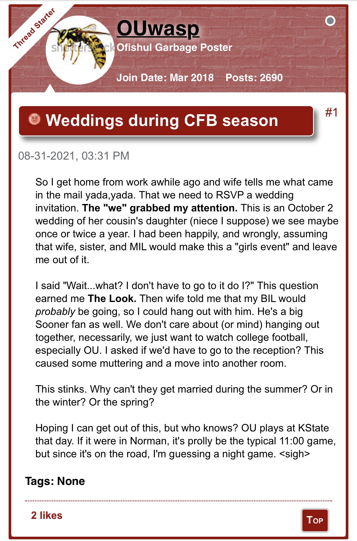 Message Board Geniuses on Twitter: "We have all been there my man. There is no way out. # ...