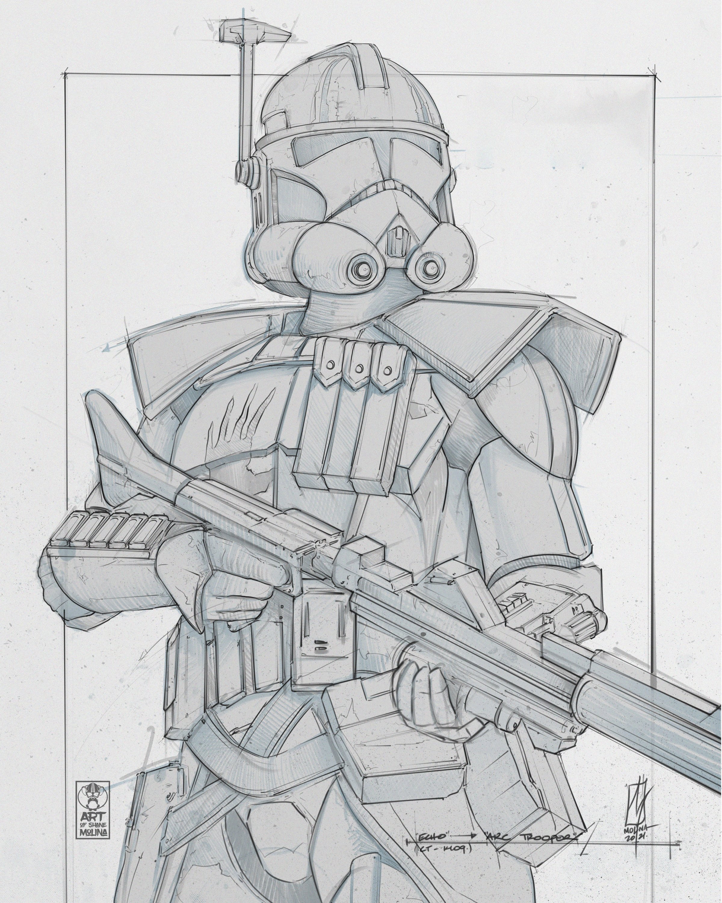 Detailed Star Wars Clone Trooper Coloring Pages Detailed Star Wars Clone Trooper Coloring Pages