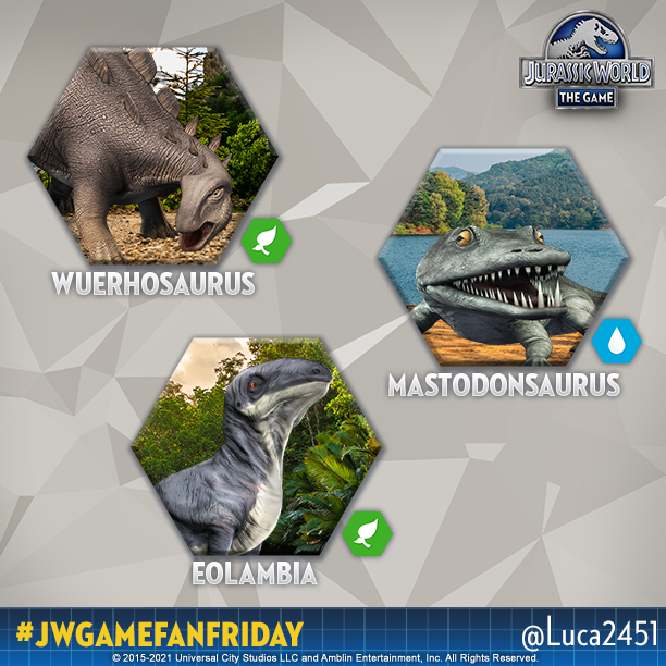Jurassic World: The Game on Twitter: "Happy #FanFriday – Our spotlight of the day is @Luca2451 ...