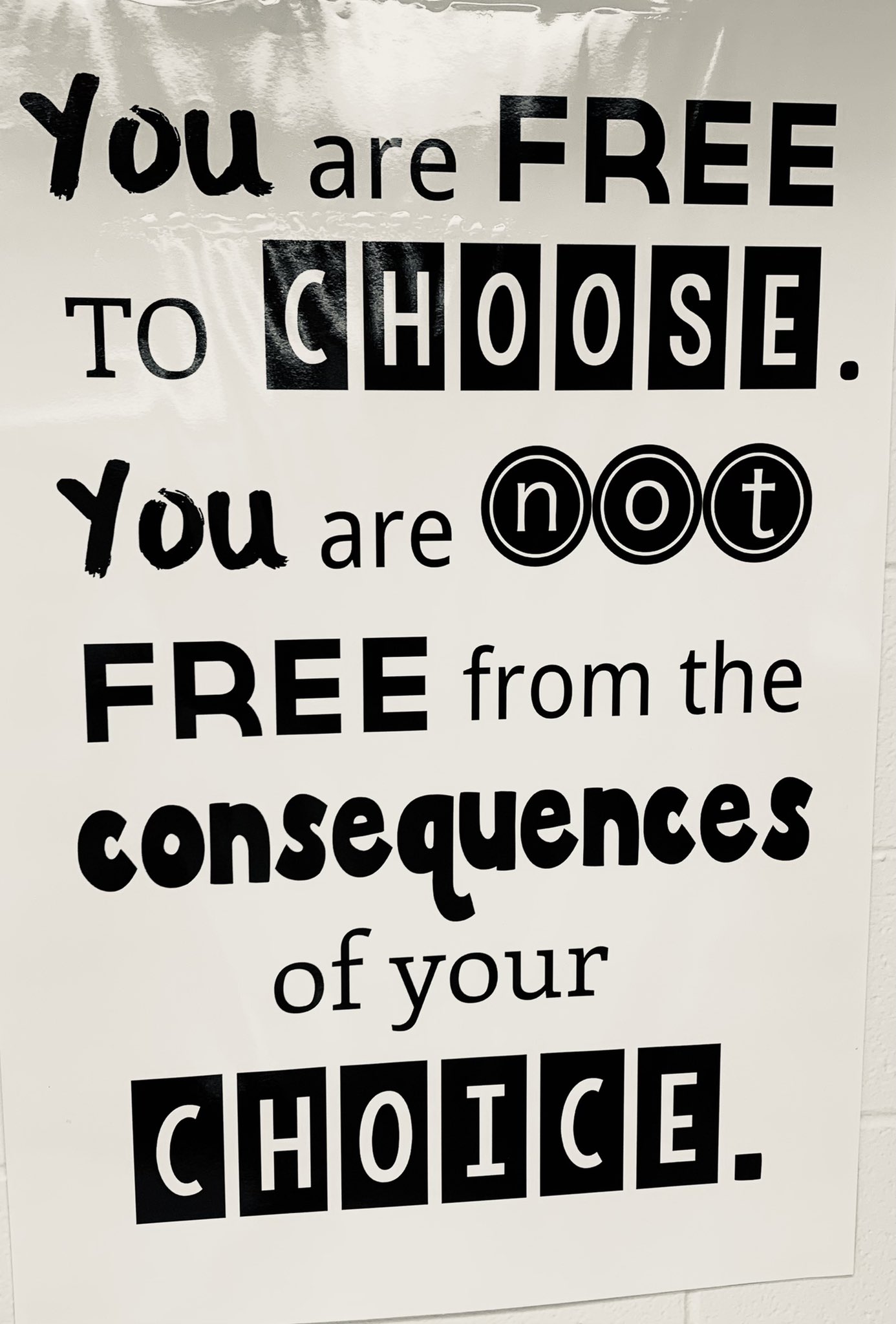 Consequences Of Your Choices