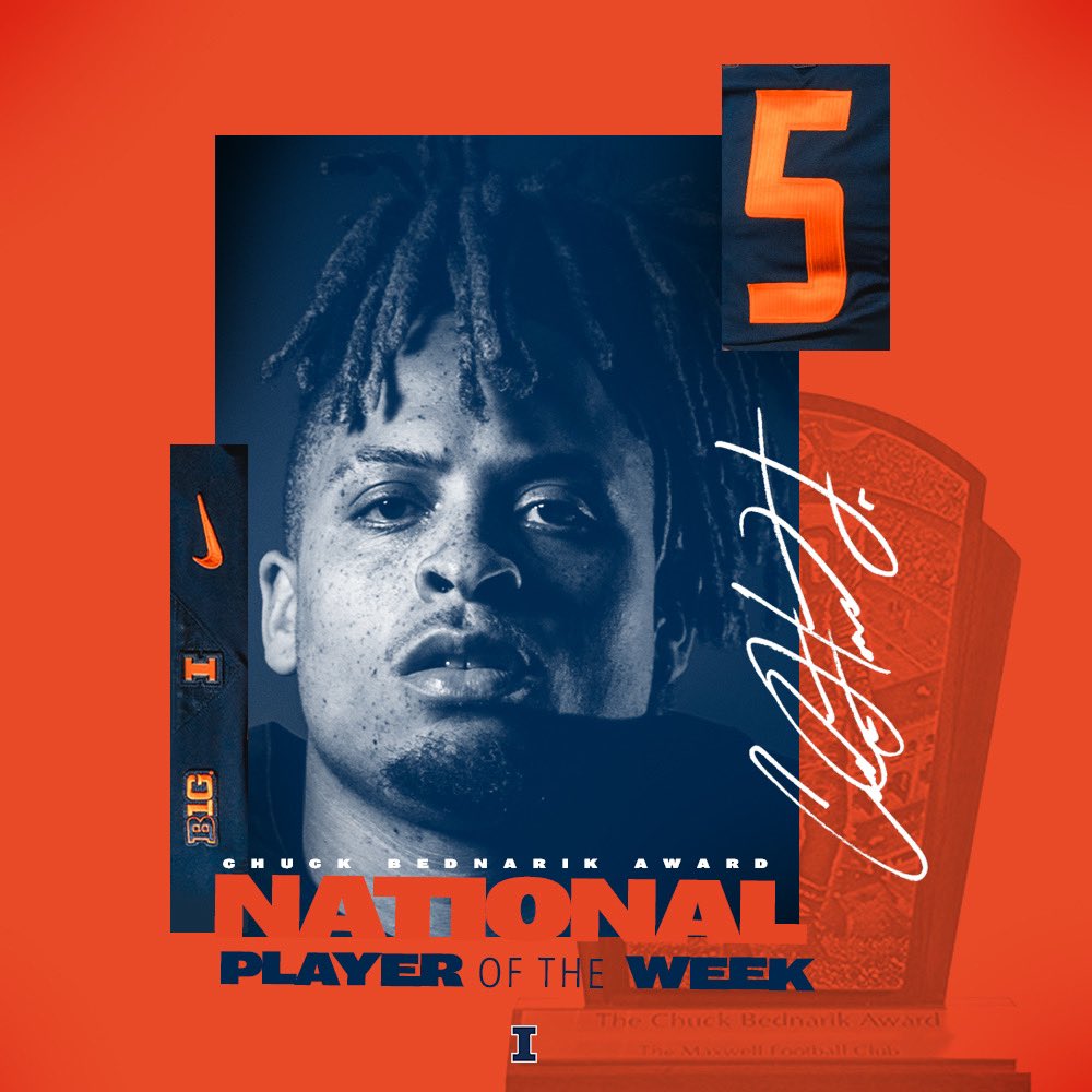 Illinois' Calvin Hart named Bednarik National Defensive Player of the ...