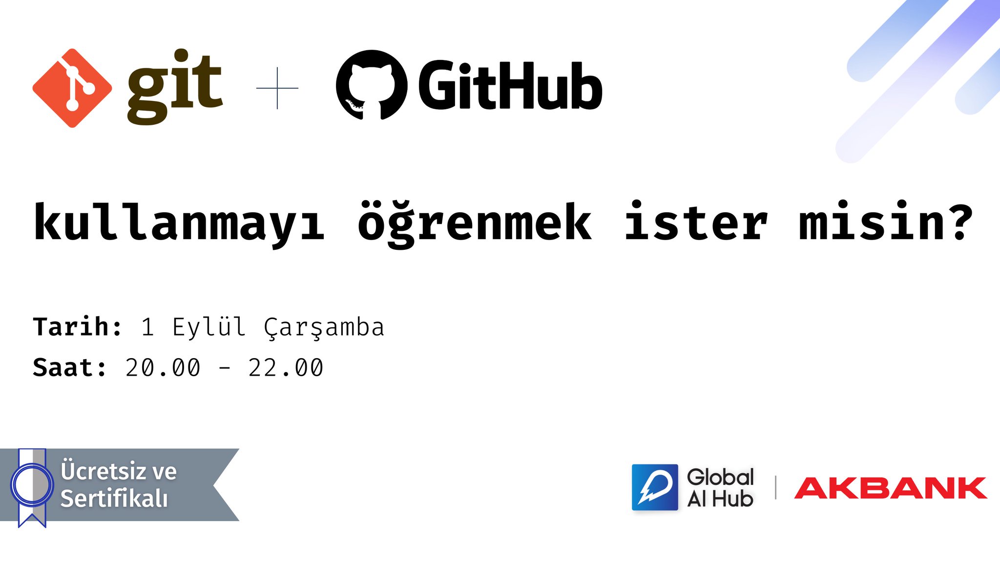 Global AI Hub 🇹🇷 Türkiye on Twitter: "4200'den fazla başvuru aldığımız efsane eğitim bu akşam 20 ...