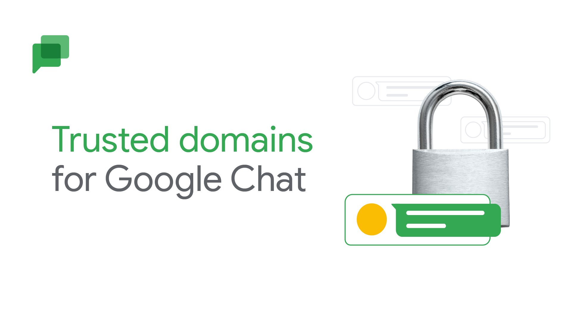 Google Workspace on Twitter: "Keep your #GoogleChat conversations safe 🔒. Learn how trusted ...