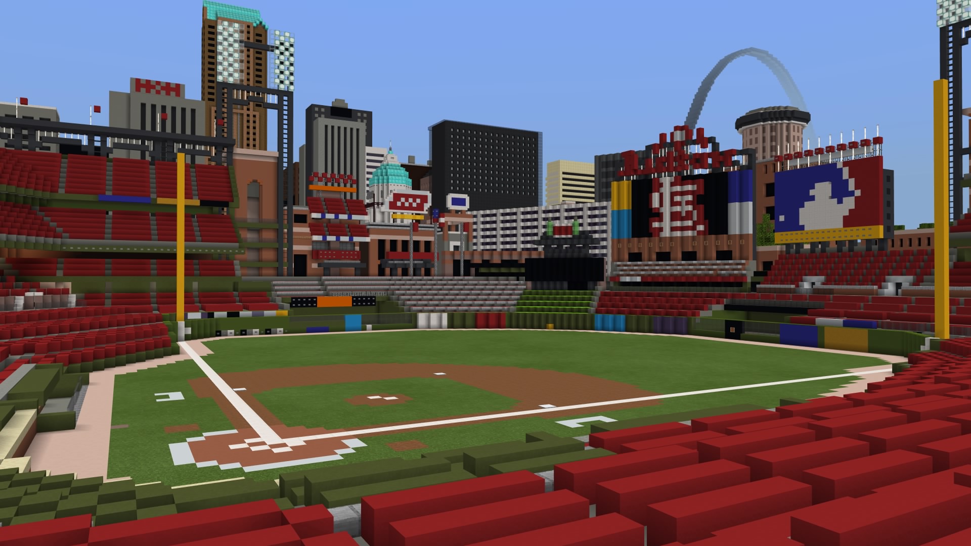 Minecraft Busch Stadium