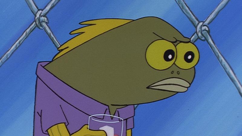 Angry Fish Spongebob