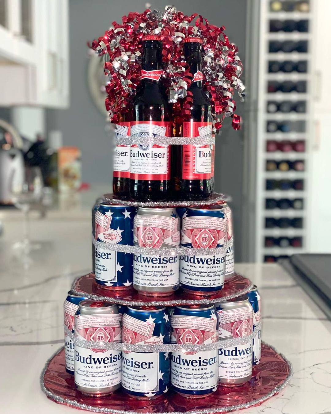 Budweiser Beer Can Cake