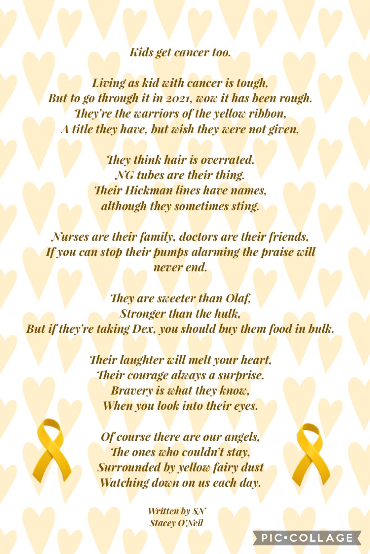 Cancer Remembrance Poems