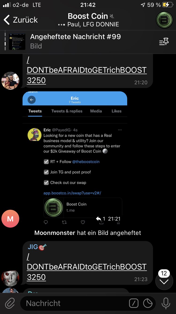 KjeltHB on Twitter: "TG and #boostswap User Till day one!…