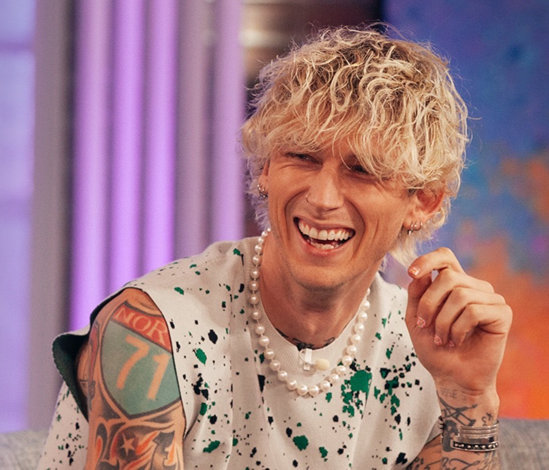 Mgk Smiling