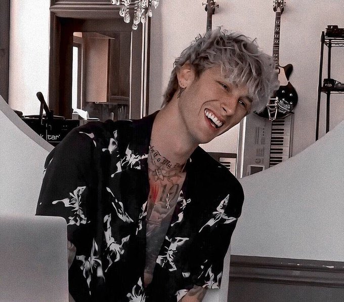 Mgk Smiling