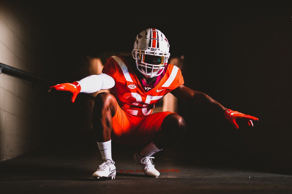 Virginia Tech Football Uniforms Orange