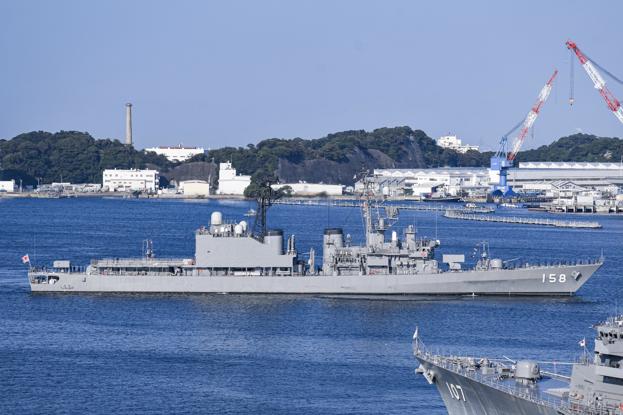 uni蔵 on Twitter: "8/30 横須賀 海上自衛隊 護衛艦「うみぎり」DD-158 https://t.co/hAG3czggsk" / Twitter