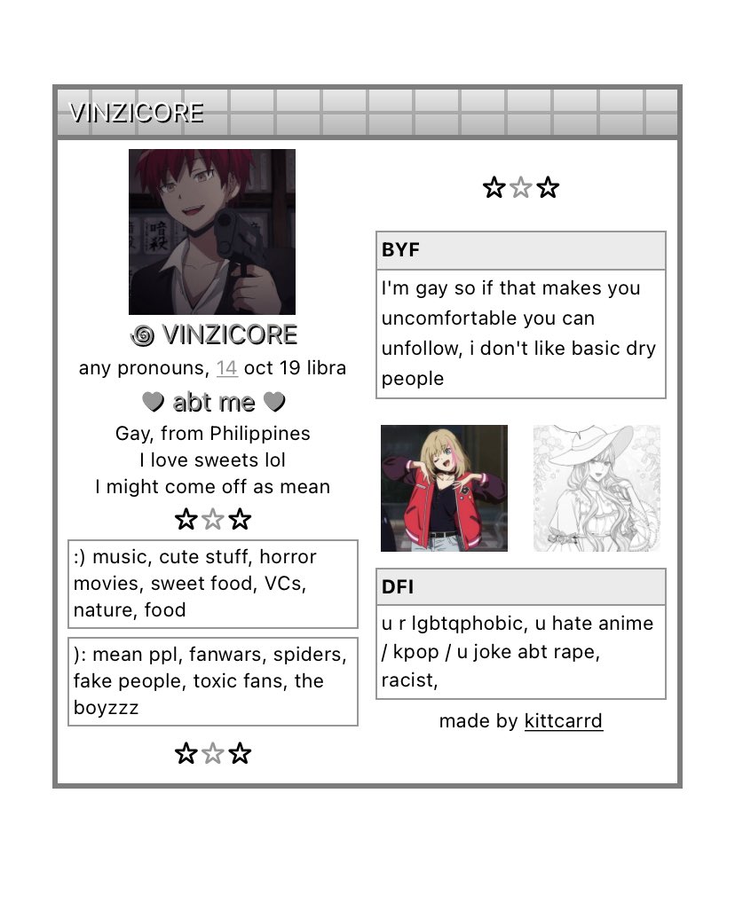 carrd maker !! on Twitter: