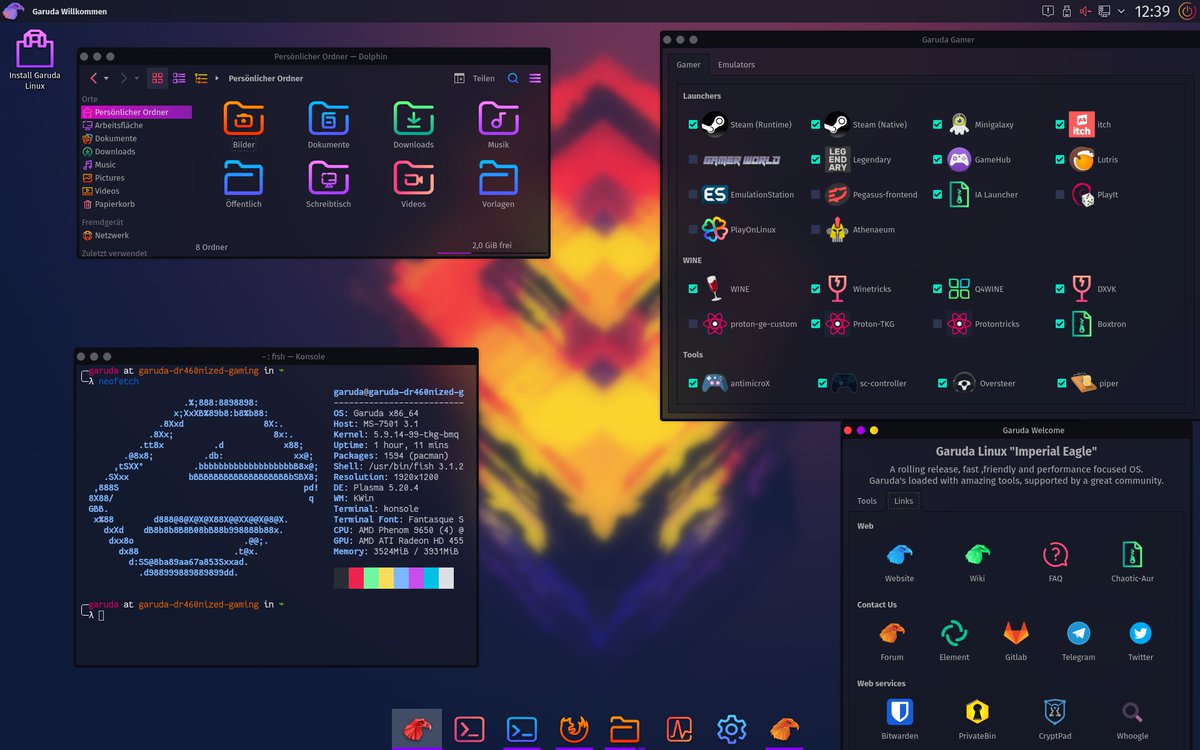 1⃣Arch 🔵🐧🖥️ تعرف على التوزيعات المبنيه على ArchLinux نظام Arch Linux تم ...