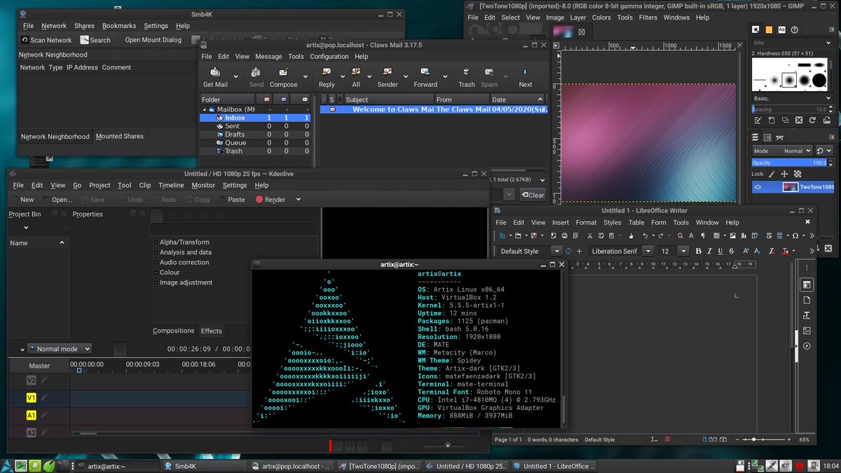 1⃣Arch 🔵🐧🖥️ تعرف على التوزيعات المبنيه على ArchLinux نظام Arch Linux تم ...