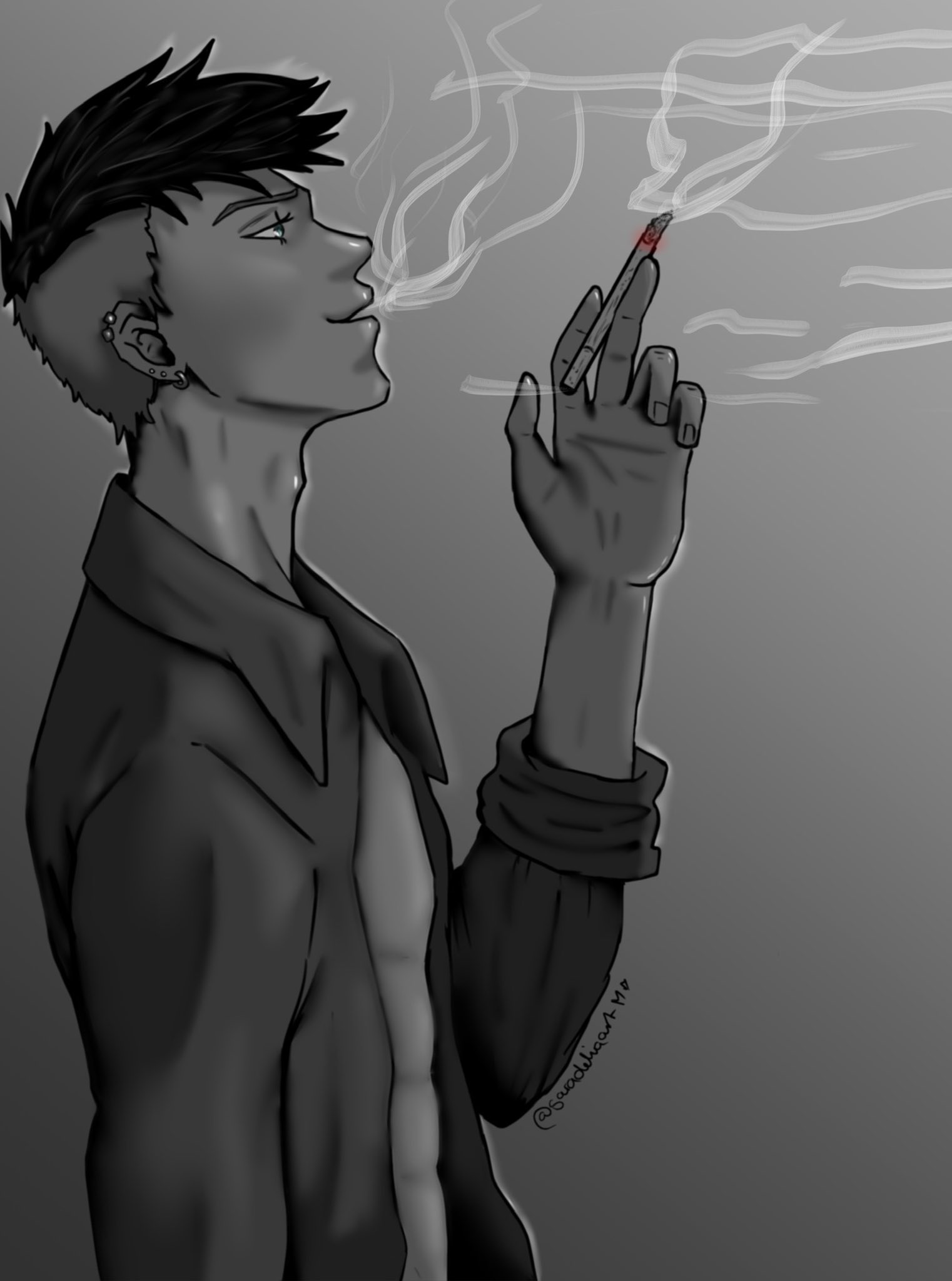 Bad Boy Smoking Wallpaper