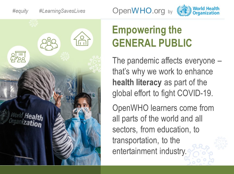 World Health Organization (WHO) on Twitter: "This #OpenWHO course helps countries conduct ...