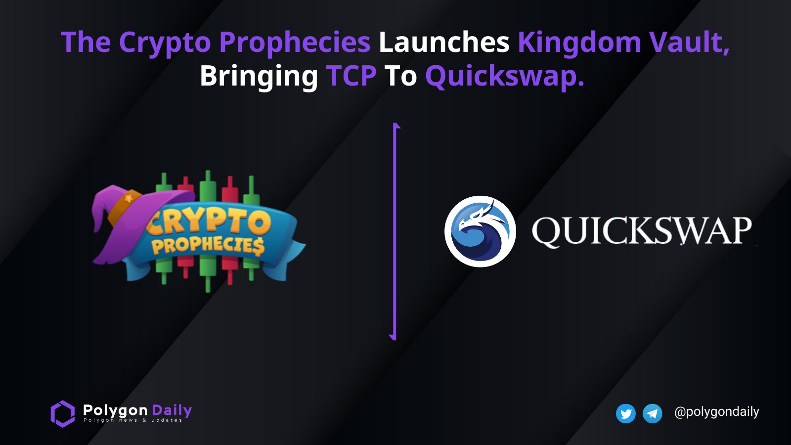Polygon Daily on Twitter: "The @crypto_prophets Kingdom Vault allows users to earn #TCP by ...