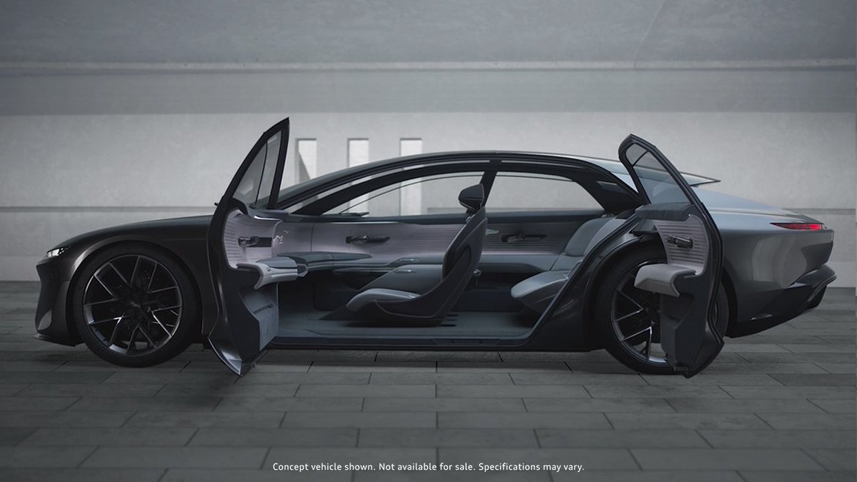 Audi USA on Twitter: "Time for delight. Introducing the Audi grandsphere concept car, the next ...